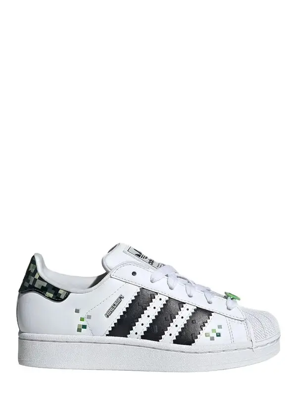 Adidas Superstar Minecraft Creeperin Sneakers - Footwear White/core Black