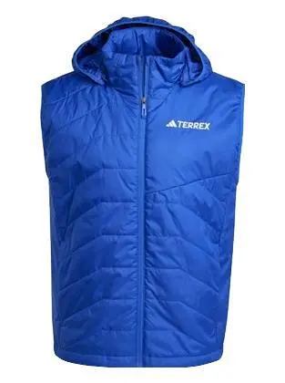 Adidas Terrex Climawarm Insulated Hooded Vest - Semi Lucid Blue