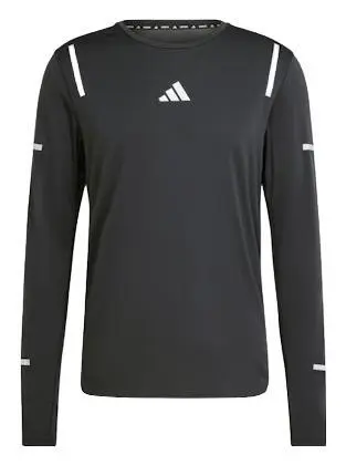 Adidas Ultimate Reflective Long Sleeve Top - Black