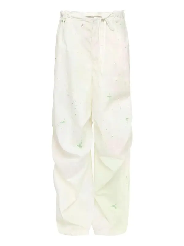 MAISON MARGIELA Paint-splatter Trousers - White