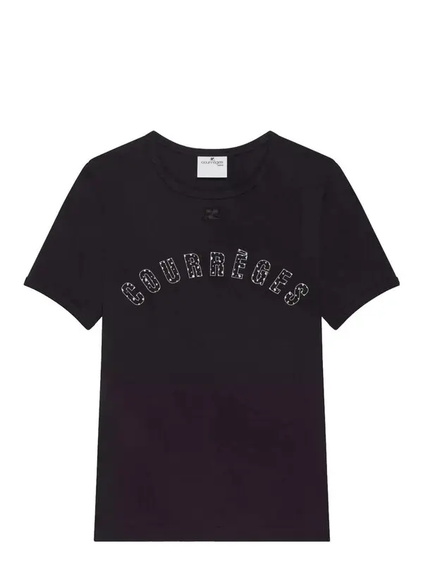 COURREGES Medusa T-shirt - Black