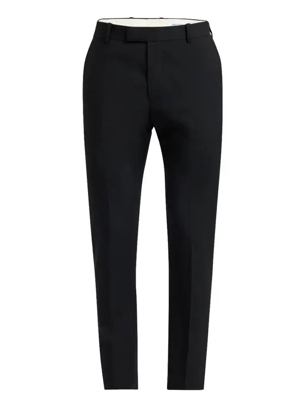 Alexander McQueen Wool Cigarette Trousers - Black