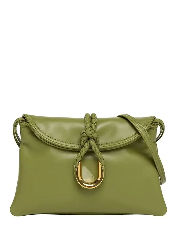 Bottega Veneta Liberta Clutch - Matcha