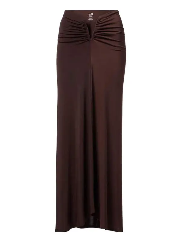 Jade Swim Skyla Maxi Skirt - Brown