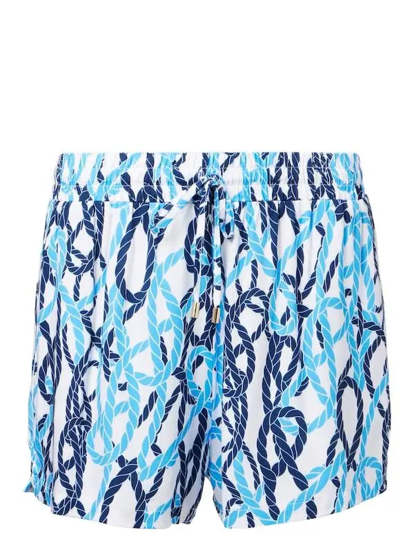 Melissa Odabash Annie High-rise Shorts - Blue
