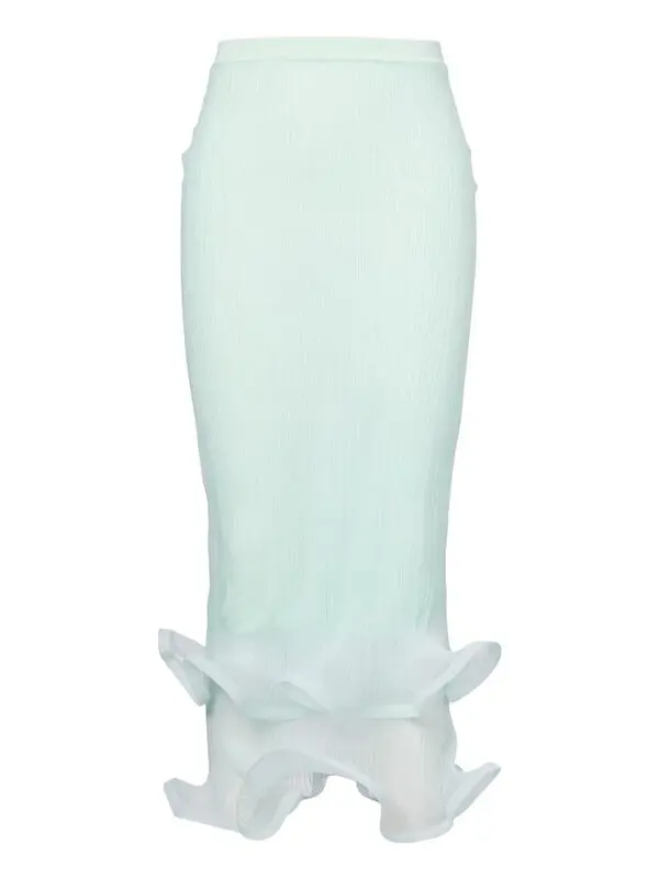 Simkhai Kelso Knit Midi Skirt - Blue