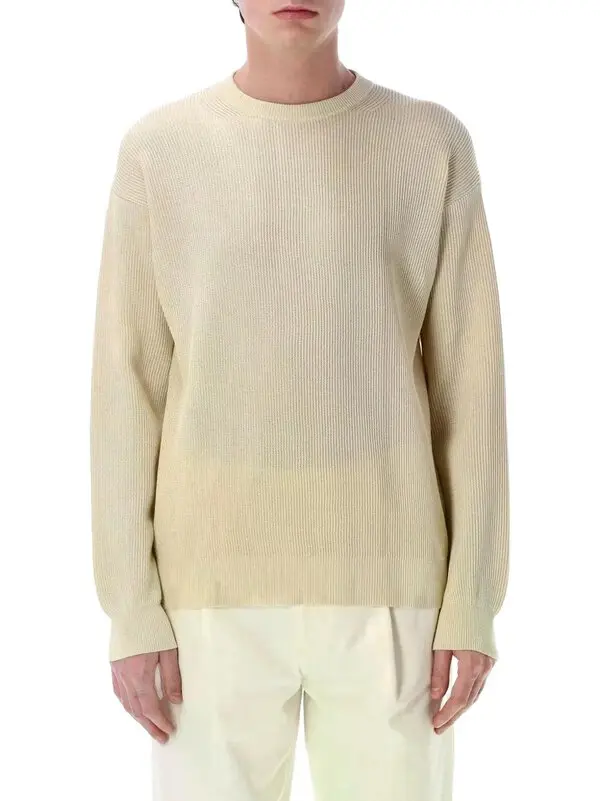 Auralee Ribbed Sweater - Neutrals
