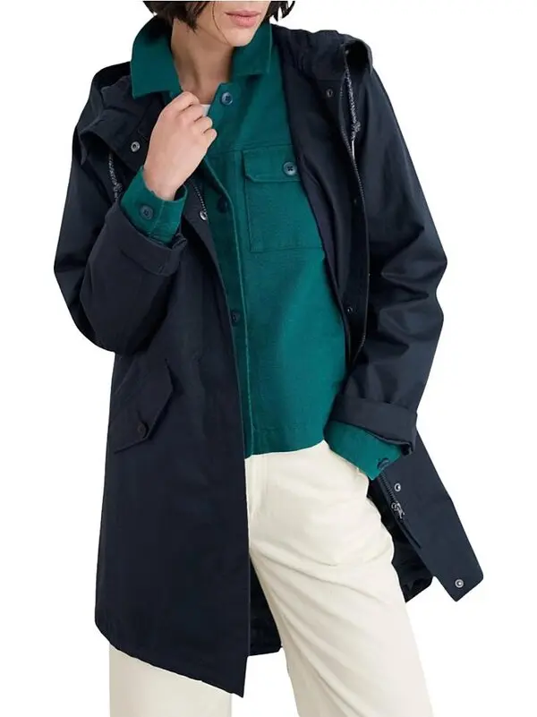 SEASALT CORNWALL Seafaring Coat - Inkwell