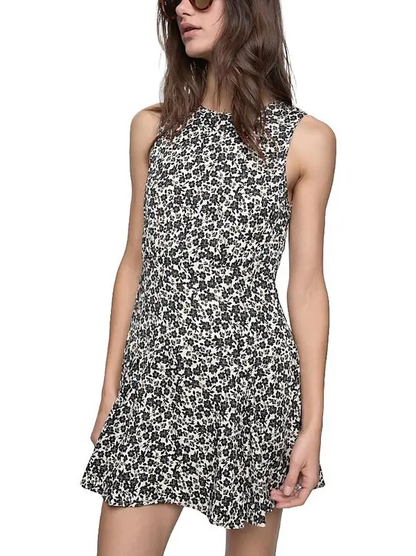 Rebecca Minkoff Lilah Open Back Dress - Graphic Ditsy