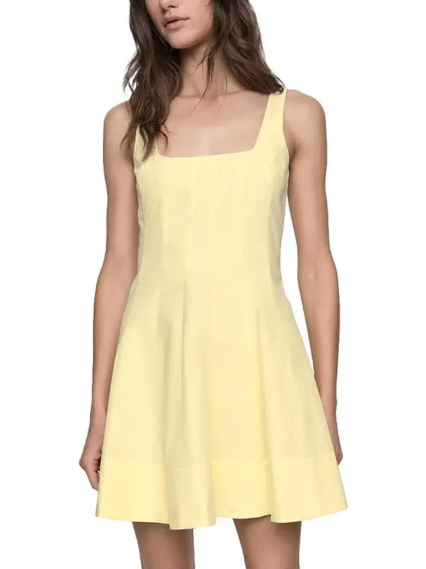 Rebecca Minkoff Selena Seamed Dress - Chamomile