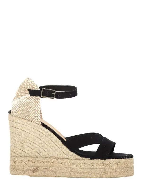 CastaÑer Wedge Espadrilles - Black
