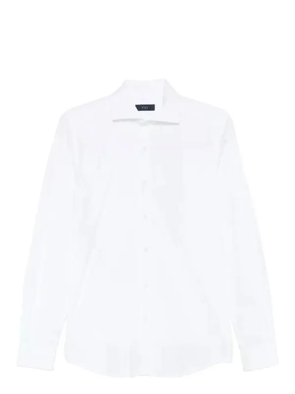 FAY Stretch Poplin Shirt - White