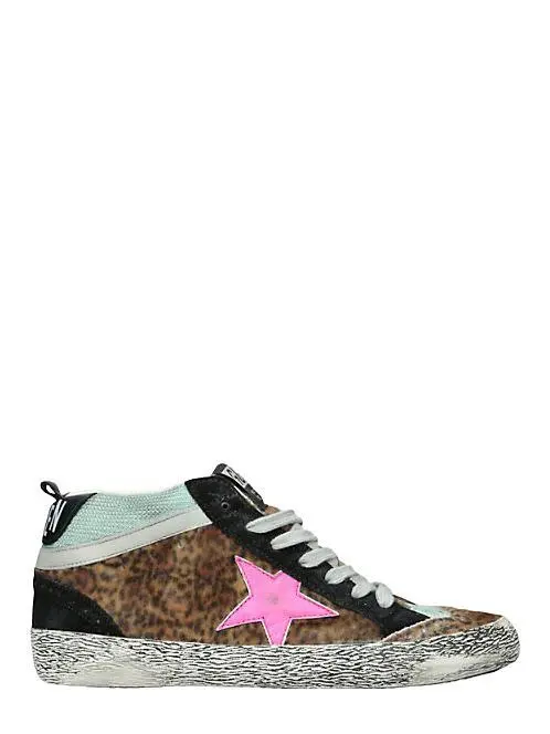 GOLDEN GOOSE Mid-star Leather Mid-top Trainers - Mult/other