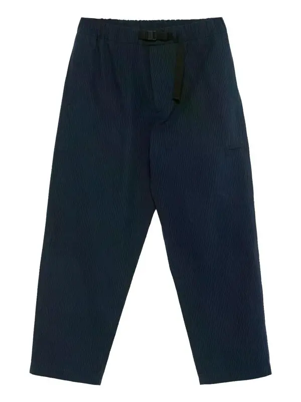 Moncler Seersucker Trousers - Blue