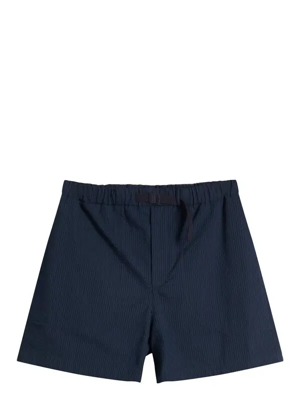 Moncler Technical Seersucker Shorts - Navy