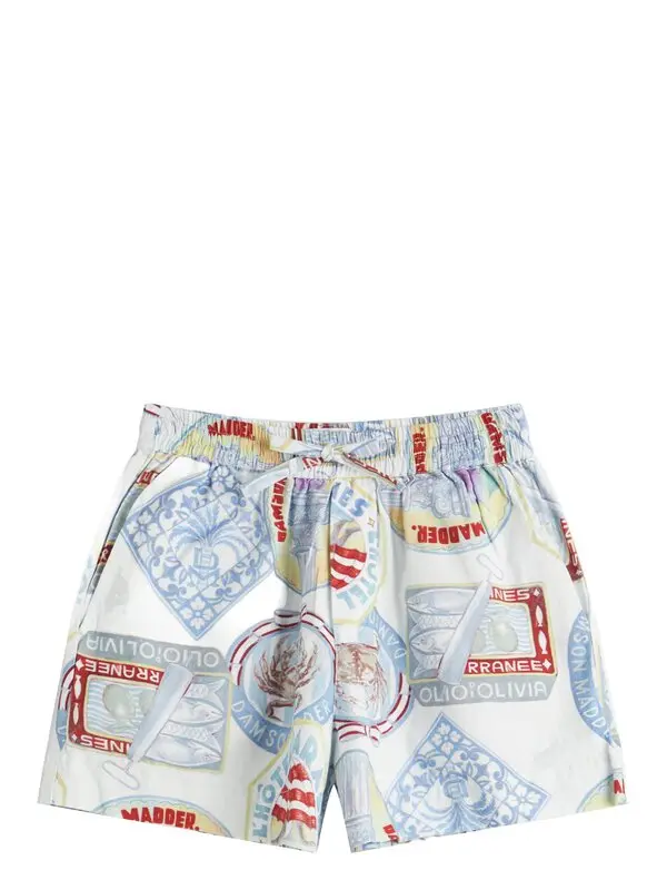 DAMSON MADDER Printed Pull On Shorts - Multi