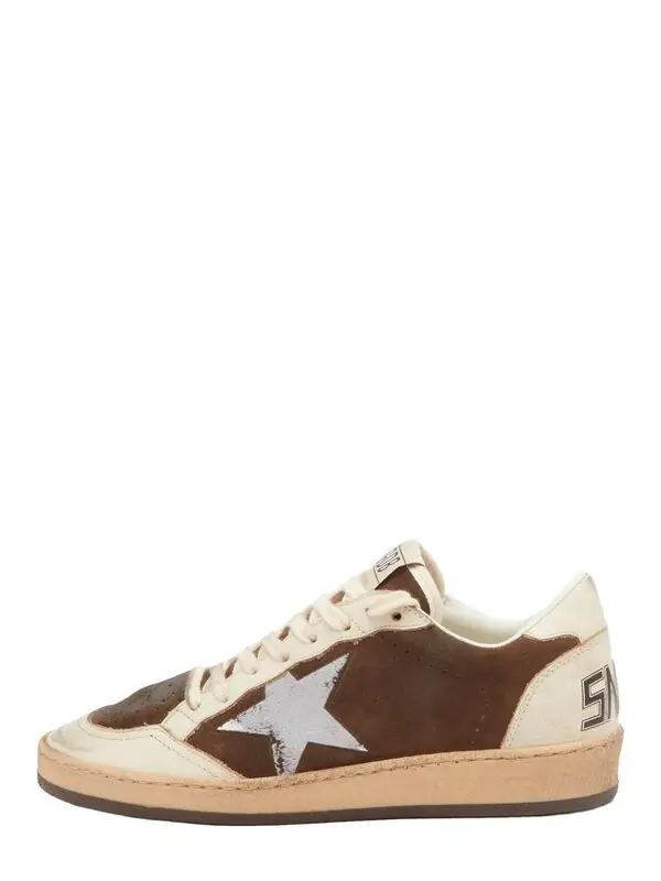GOLDEN GOOSE Ballstar Sneakers - Brown/beige/white