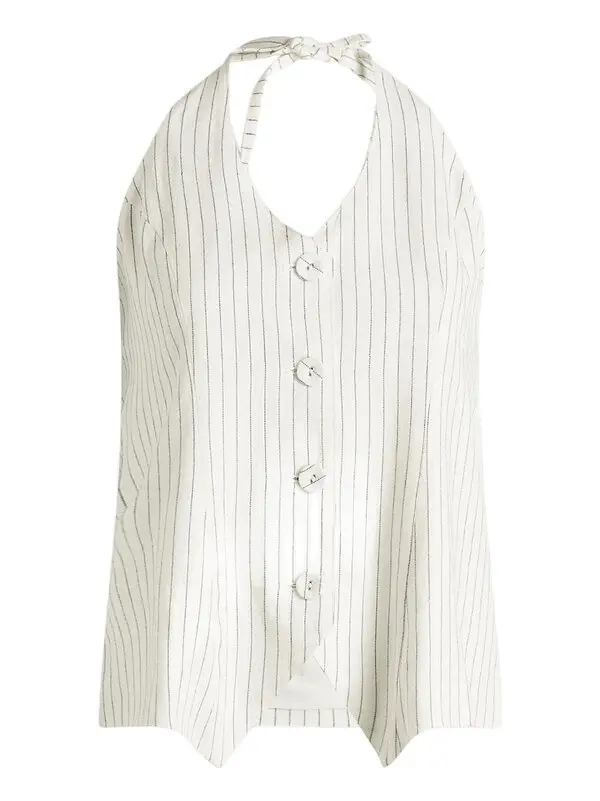 4TH & RECKLESS Sabrina Waistcoat - Pinstripe