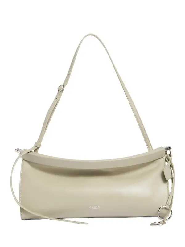 Alaïa Le Click East/west Shoulder Bag - Beige Grise