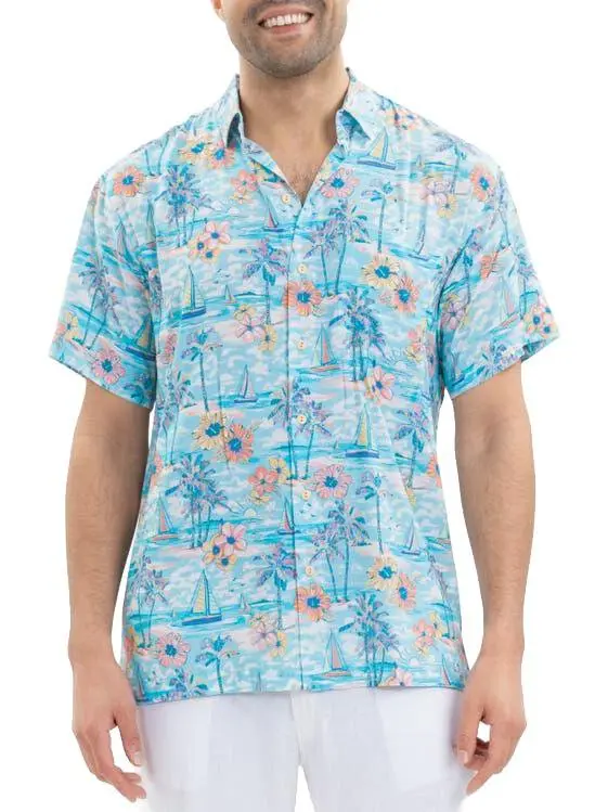 Kenny Flowers The Bvisshort Sleeve Shirt - Light Blue