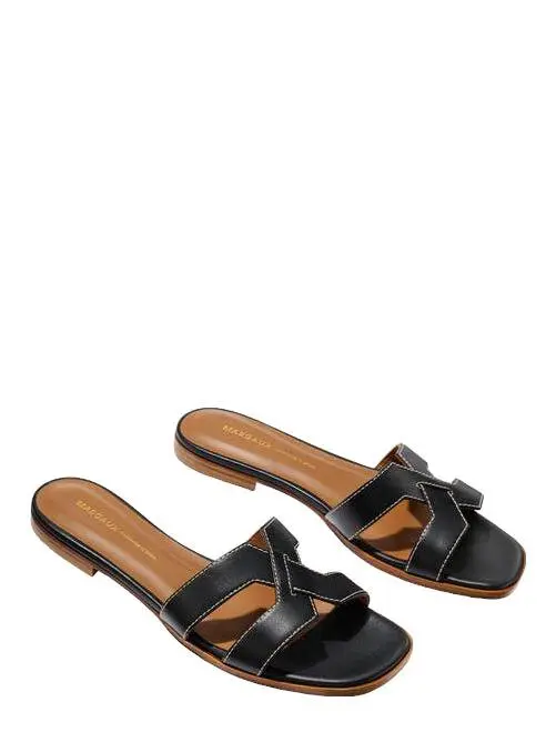MARGAUX LONNBERG The Mx Sandal - Black Calf