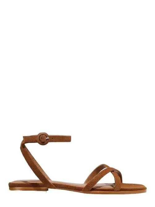 MARGAUX LONNBERG The Flat Sandal - Saddle Suede