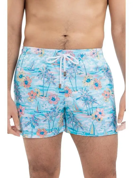 Kenny Flowers The Bvisswim Trunks - Light Blue