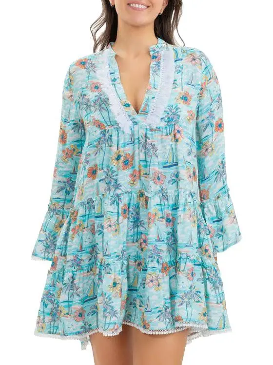 Kenny Flowers Bvis Tunic Dress - Light Blue