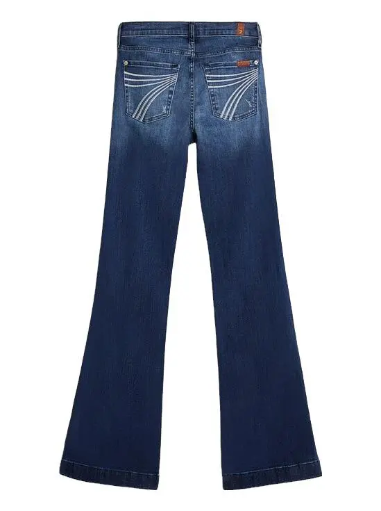 7 For All Mankind Dojo Wide-leg Jeans - Blue