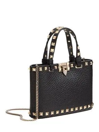 Valentino Garavani Rockstud Mini Shopping Bag - Black