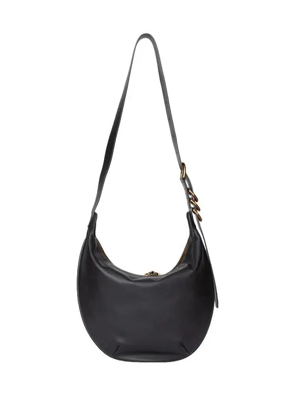 Rag & Bone Medium Mercer Leather Hobo Bag - Black