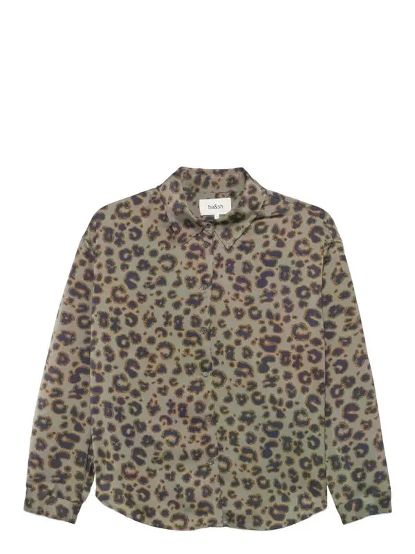 Ba&sh Billie Printed Shirt - Green