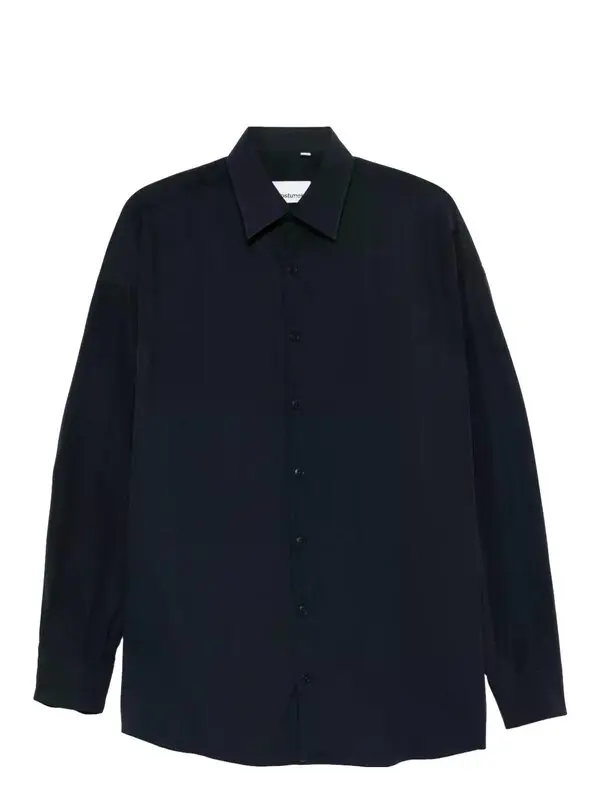 COSTUMEIN Straight-point Collar Shirt - Blue