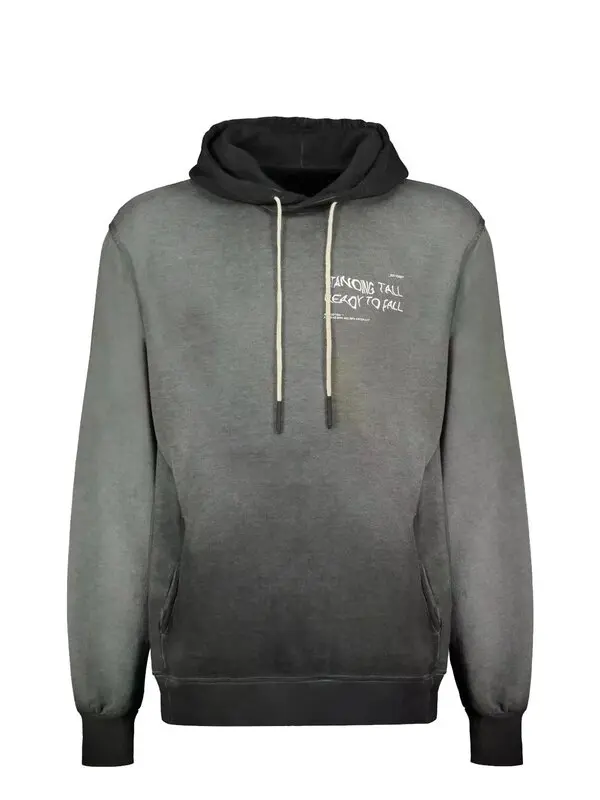 ISO.POETISM Graphic-print Hoodie - Grey