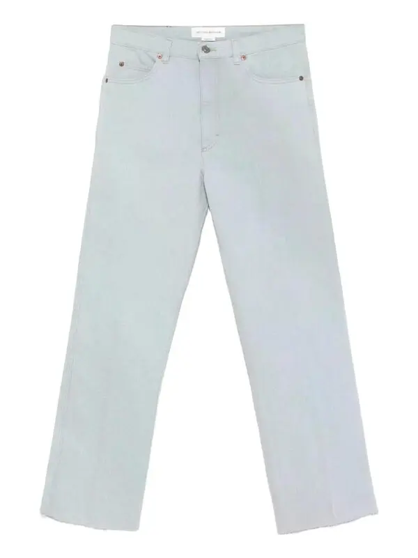 Victoria Beckham Logo-patch Jeans - Blue