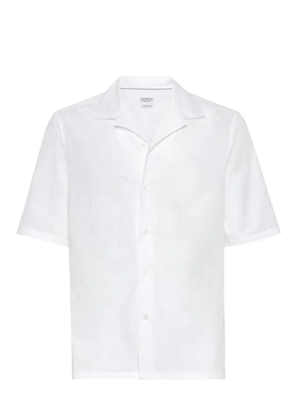 Brunello Cucinelli Cotton Shirt - White