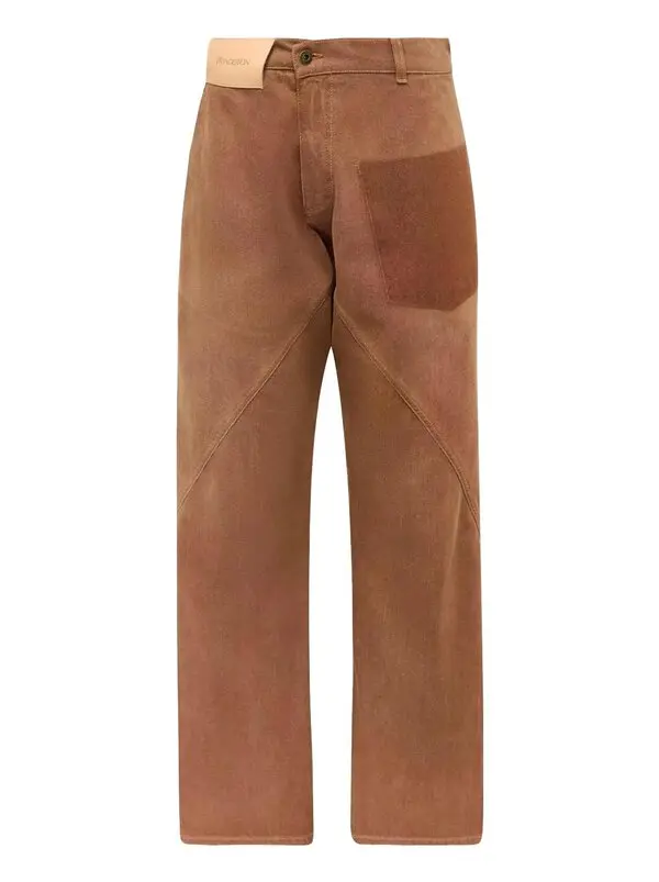 JW Anderson Twisted Workwear Jeans - Brown