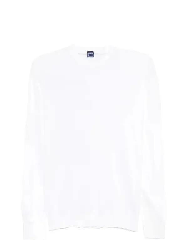 Fedeli Cotton Sweatshirt - White