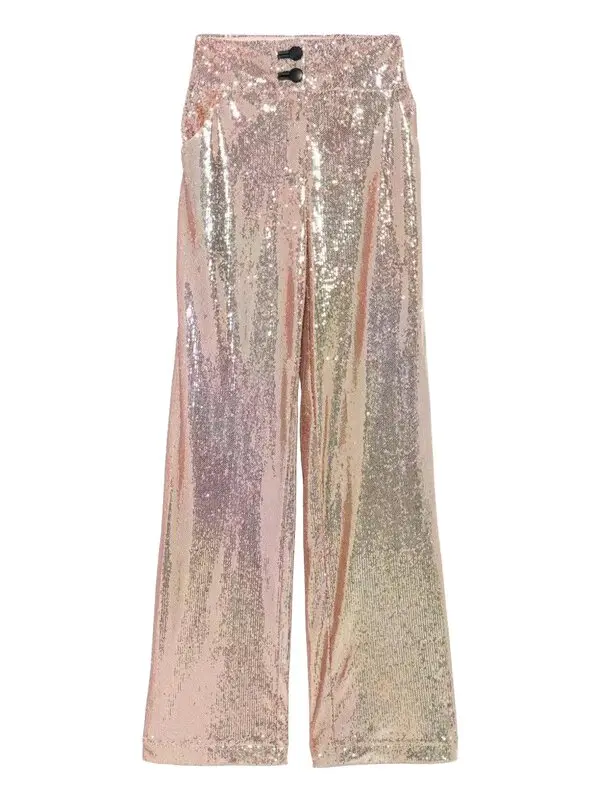 MITILIANE COUTURE Sequined Trousers - Gold