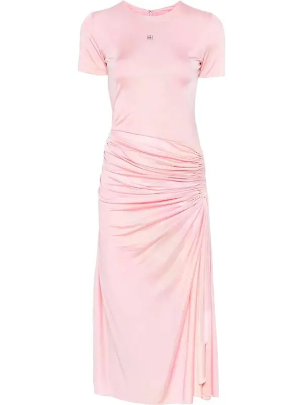Givenchy Draped Midi Dress - Pink