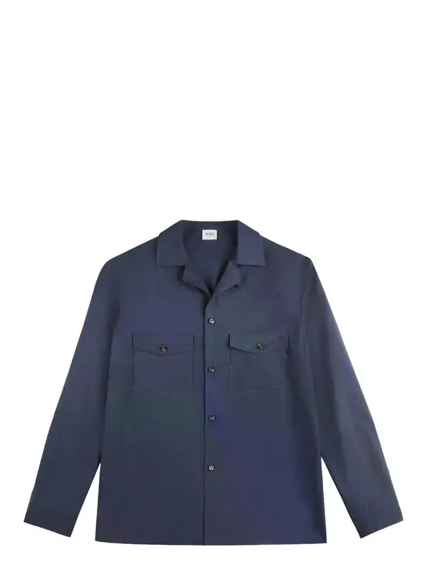 TOD'S Cotton Shirt - Blue