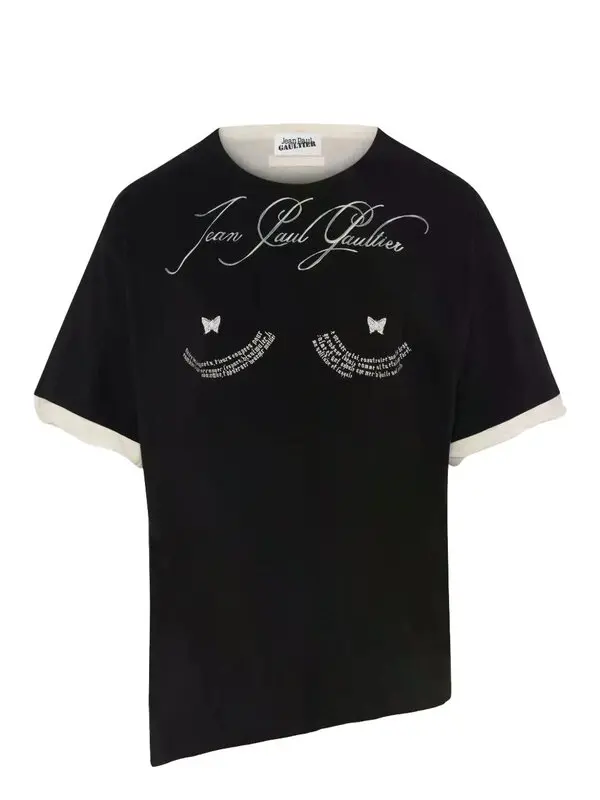 JEAN PAUL GAULTIER Tattoo Poem T-shirt - Black