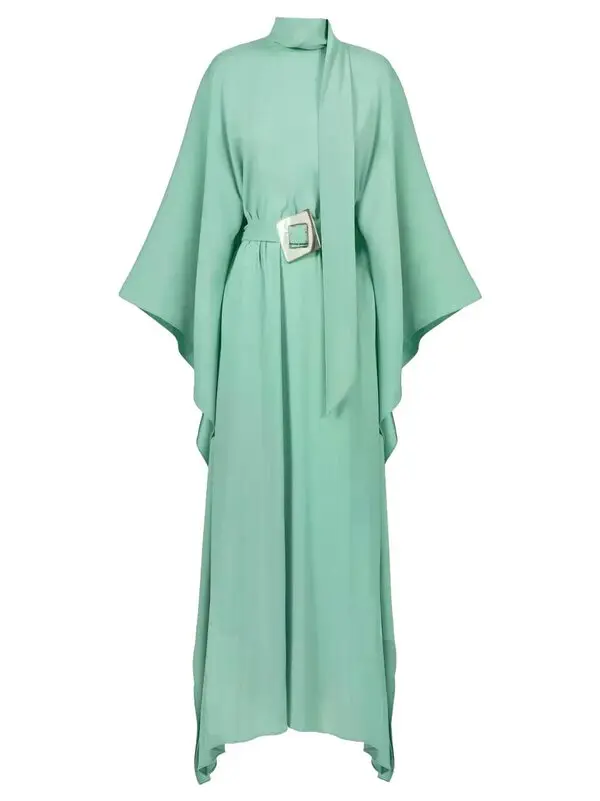 TALLER MARMO La Luna Belted Dress - Green