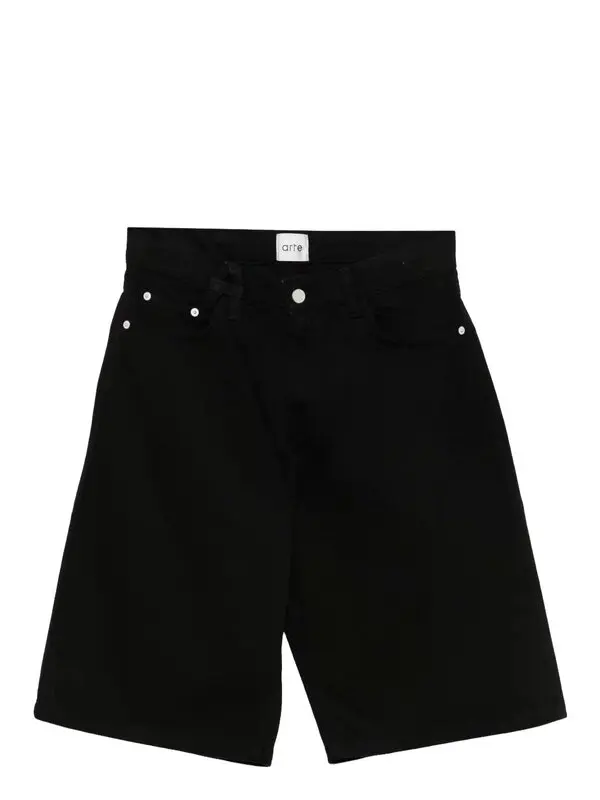 ARTE ANTWERP Arte Belt-detail Shorts - Black