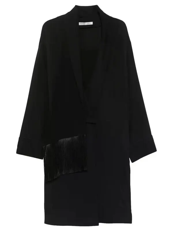 Carven Peignoir Midi Dress - Black