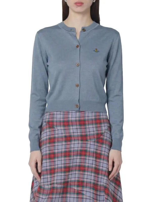 VIVIENNE WESTWOOD Long Sleeve Sweater - Blue
