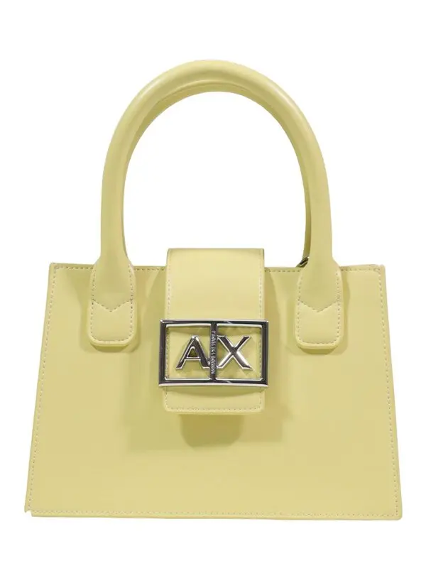 Armani Exchange Mini Bag With Logo Detail - Yellow