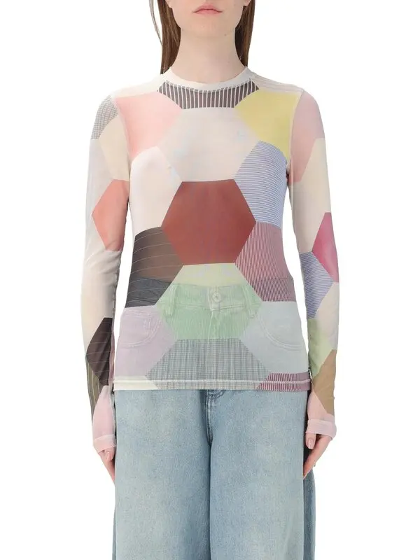 JW Anderson Long Sleeve Printed Top - Multicolor