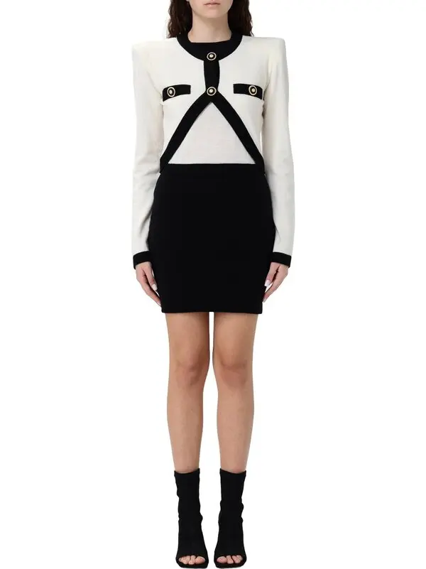 Balmain Knit Dress - White