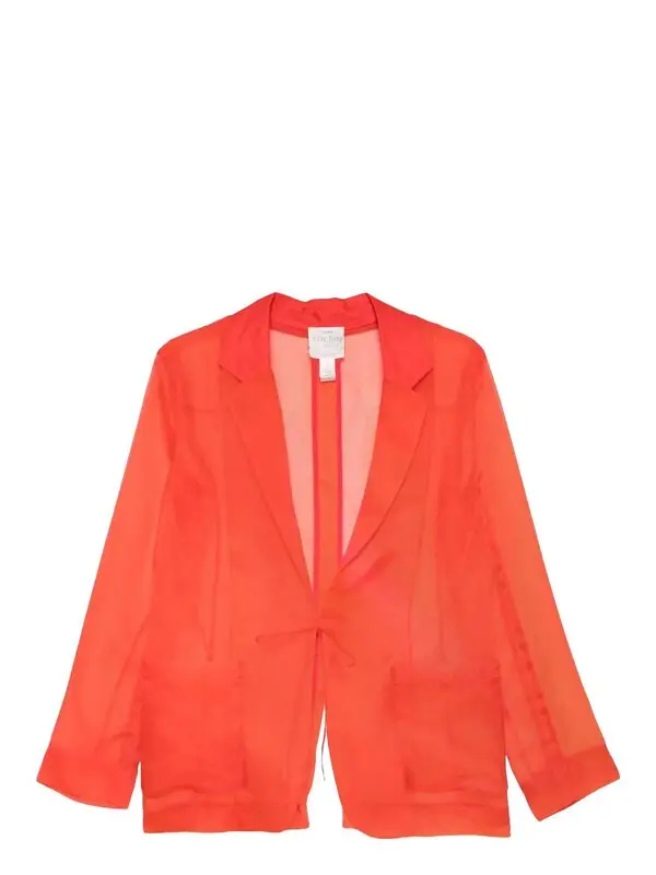 FORTE_FORTE Silk Blazer - Orange